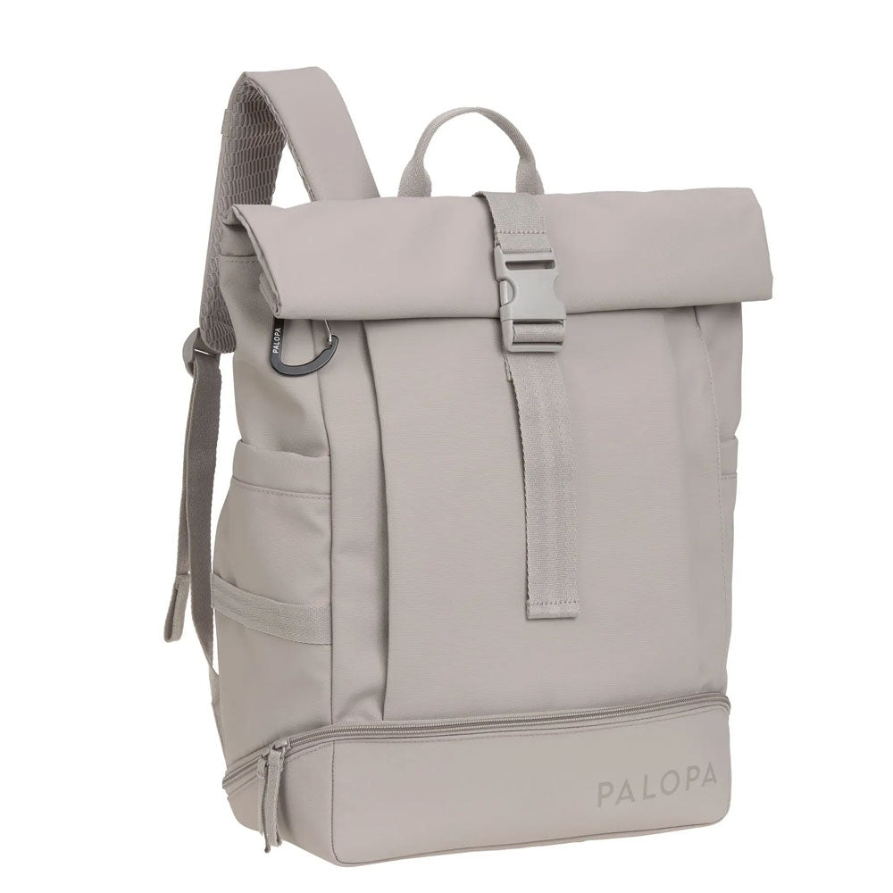 PALOPA Rolltop Rucksack Yoska Taupe – Rucksack mit Hundefach