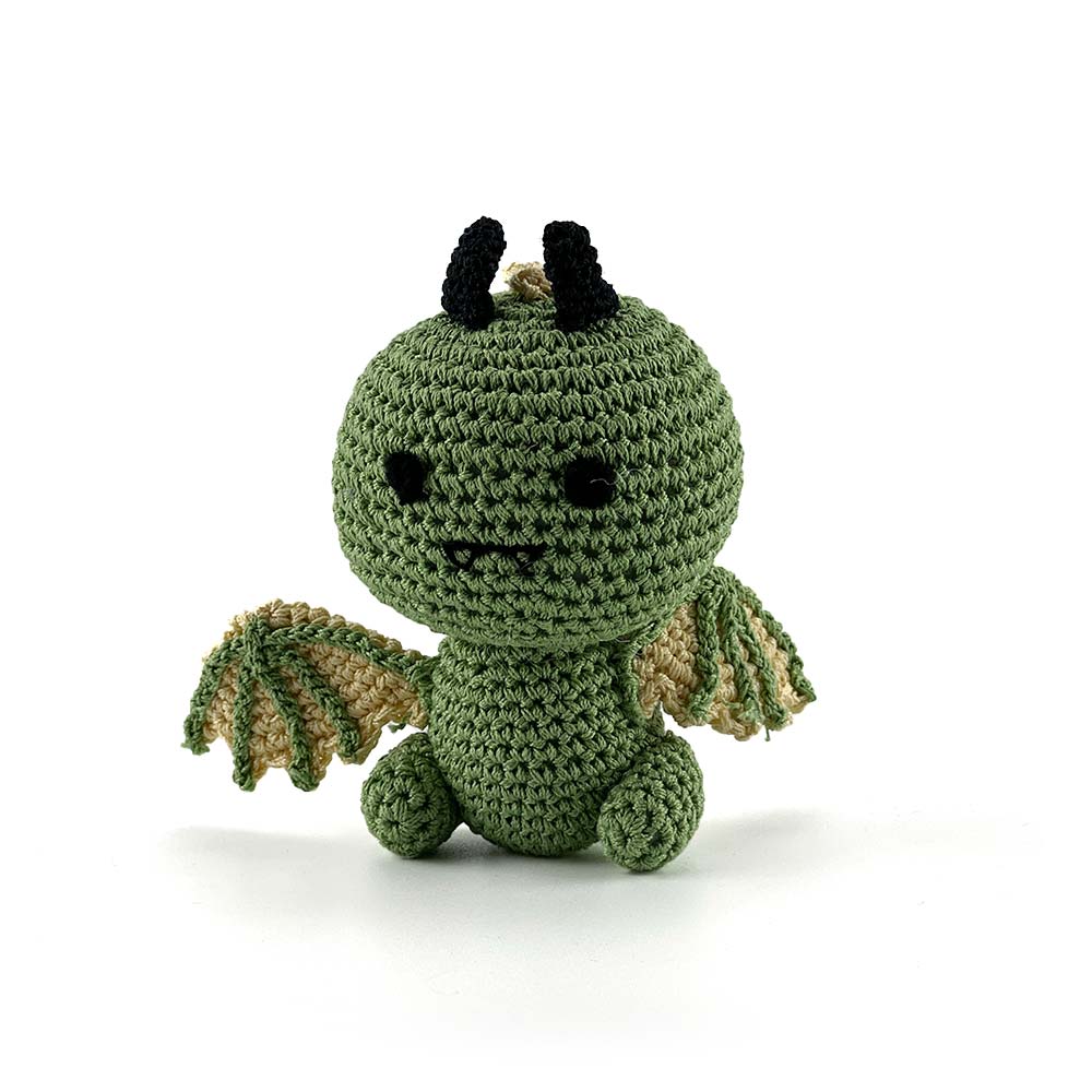 Mirage Pet | Hundespielzeug gehäkelt - Drogo the Dragon – Hund von Eden